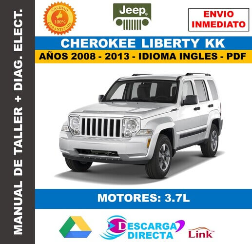 Manual de Taller y Servicio Jeep Cherokee Liberty KK 2008-2013 PDF ...