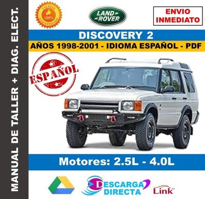 Manual Taller Land Rover Discovery 2 Td5 & V8i (1998-2001) | Español PDF | Diagramas Eléctricos ...